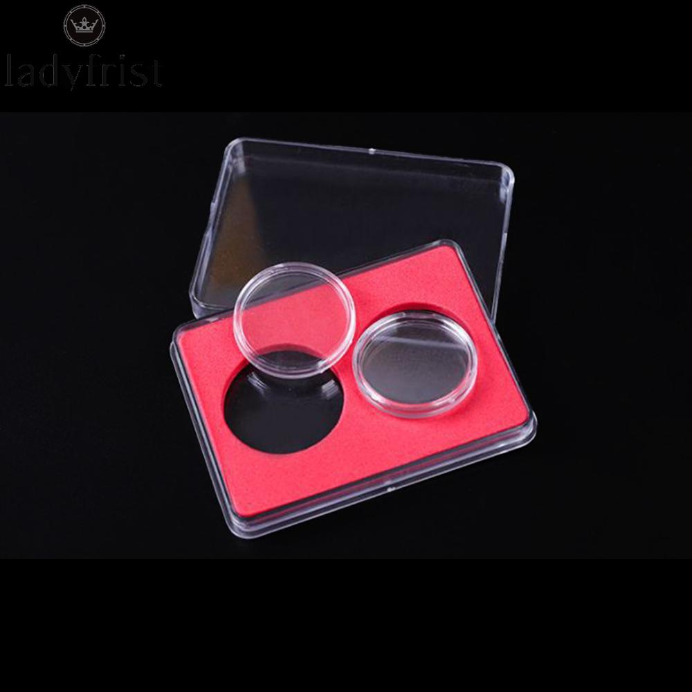 Coin Protection Box Collection Holder Display Case Organizer Gift ...