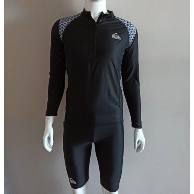 Rush guard for men terno with zipper | Shopee Philippines