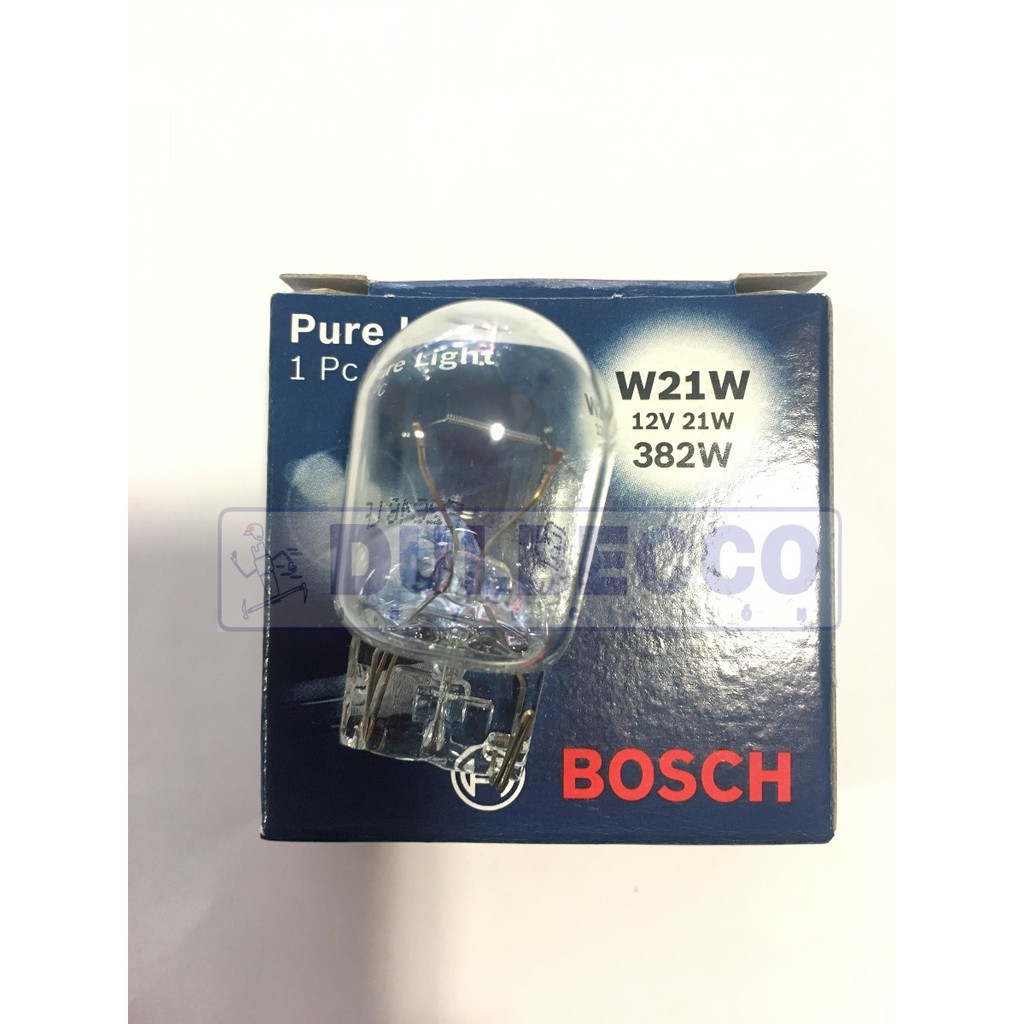 W21w bulb. Plug in 1 white hair. Genuine Bosch products | Shopee ...