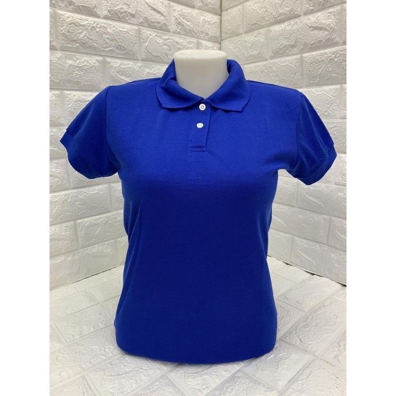 Ladies' Classic Honeycomb Plain Polo Shirt with Side Slit (fits only up ...