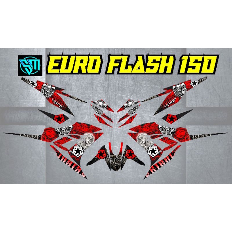 Euro flash 150/viperman 150 full body decals | Shopee Philippines