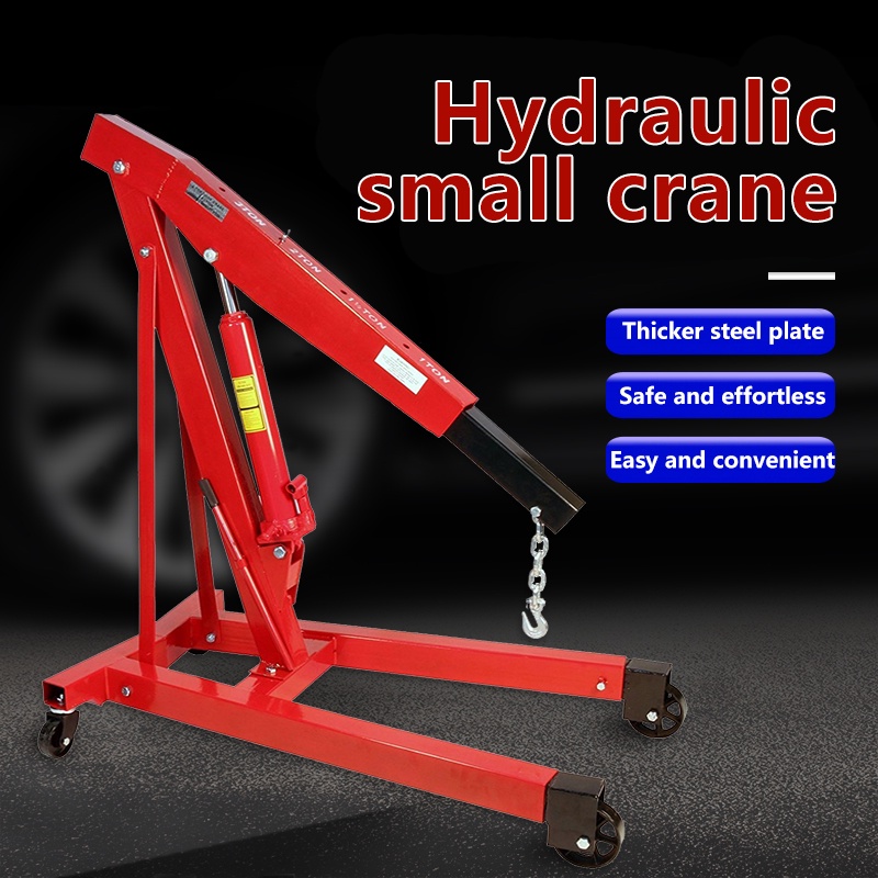 Heavy Duty Engine Crane 2 Ton Folding Engine Crane Hoist，Hydraulic car ...