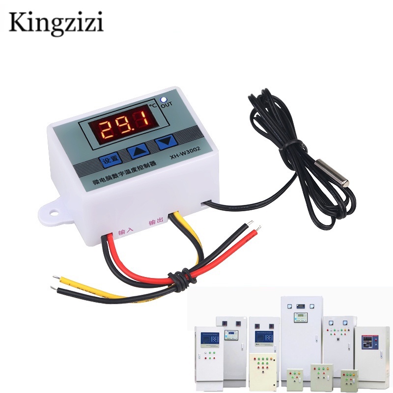 XH-W3002 12V 24V 110-220VAC Digital LED Temperature Controller For Incubator Cooling Heating ...