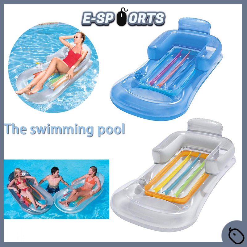 43028 Armchair inflatable float row adult bed inflatable bed water ...