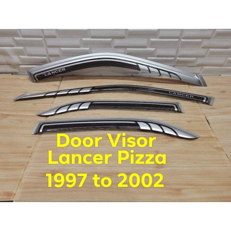 Door Visor Rain Visor Mitsubishi Lancer Pizza 1997 to 2002 Yr model SET ...