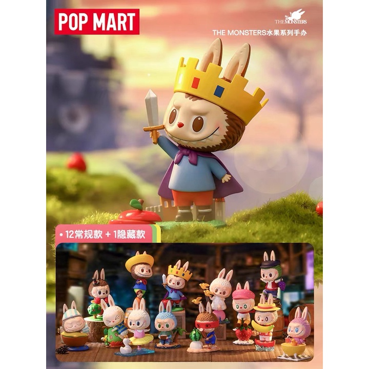 【Genuine】Labubu The Monsters Fruits Series Blind Box Doll Pop Mart Cute Figures（Available ...