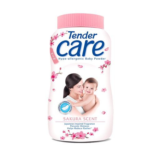 Tender Care Hypoallergenic Baby Powder Sakura 100g | Shopee Philippines