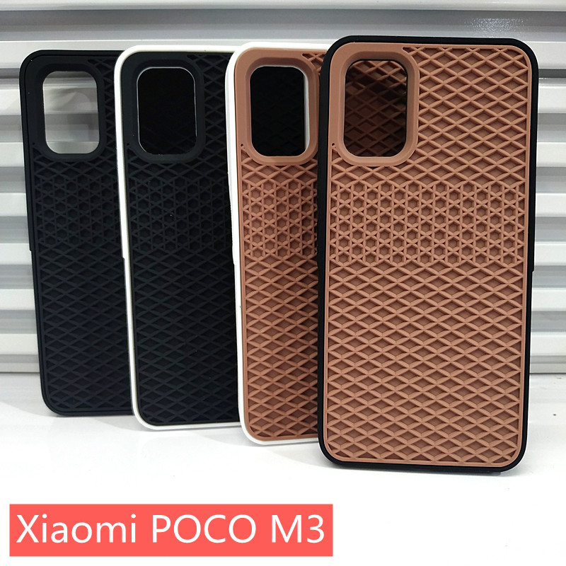 Xiaomi POCO X3 X4 GT 5G F3 M3 M4 Pro X3 NFC Rubber Waffle phone Case Redmi 9T Soft Back covers ...