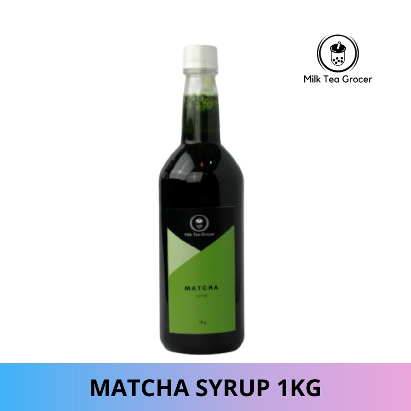 Matcha Flavor Syrup 1KG - Milk Tea Grocer Exclusive | Shopee Philippines