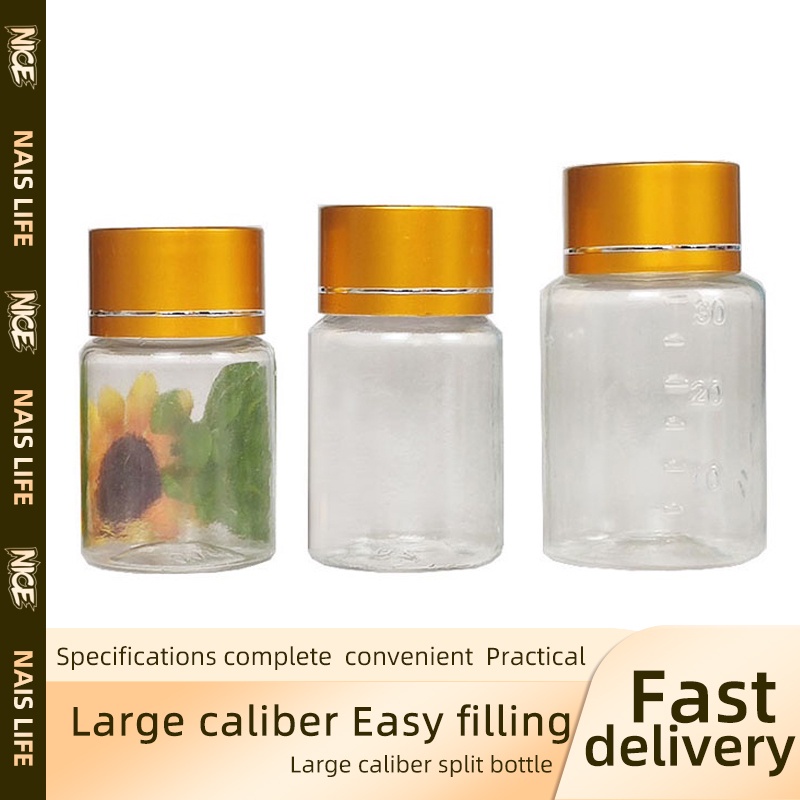 Transparent plastic bottle Packing bottle Liquid empty bottle The ...