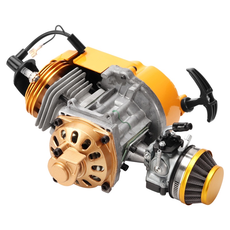 Motorbike Pocket Bike 2 Stroke Pull Start Engine For 2 Stroke 49cc 50cc ...