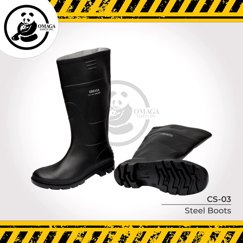 OMAGA BRAND SAFETY RAIN BOOTS CS-01 OMAGA | Shopee Philippines