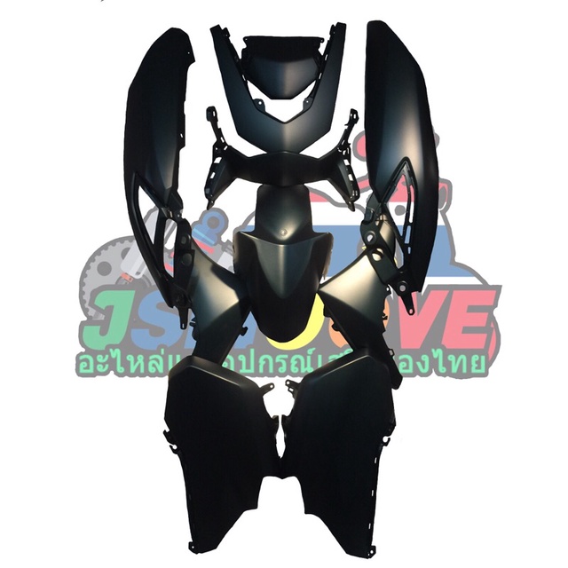 MATTE DARK GREEN FAIRINGS FOR NMAX V2/V2.1 | Shopee Philippines