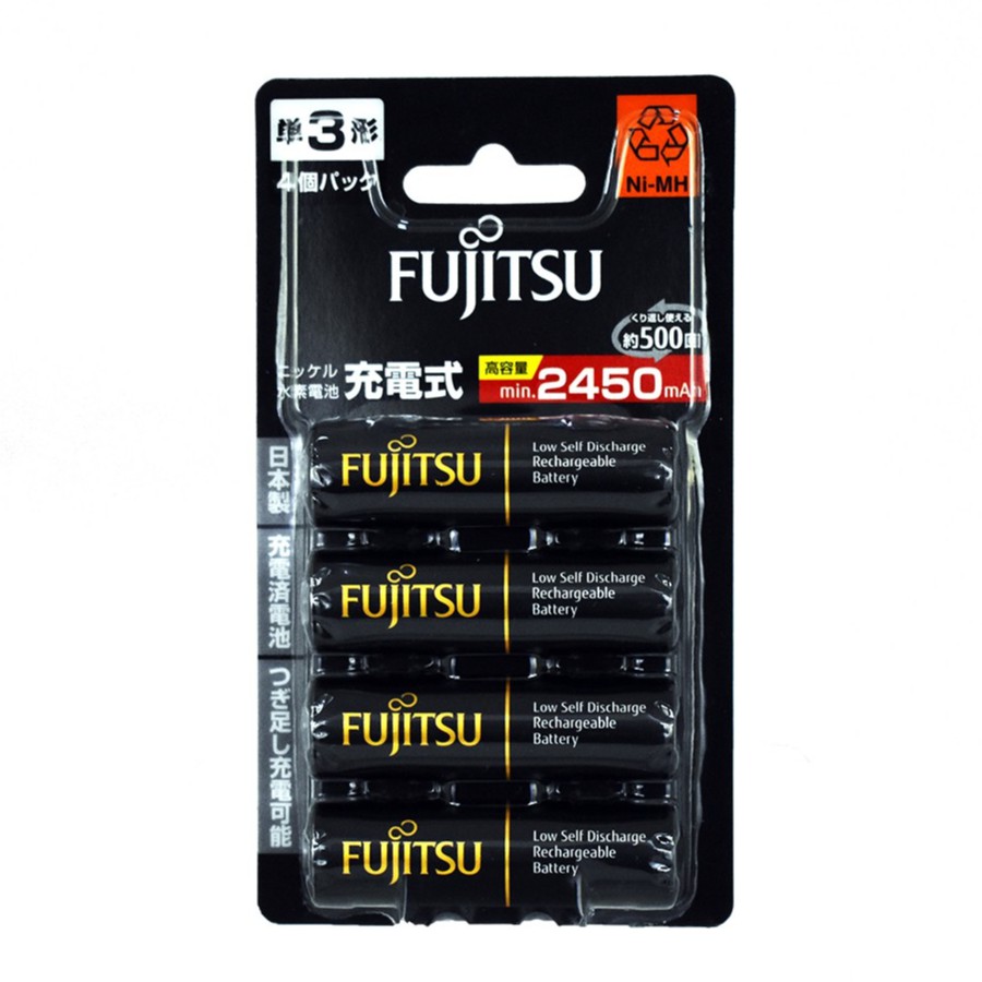 FUJITSU Black AA 2450mAh PRE-Charged Ready to use BATTERY #TAMIYA ...