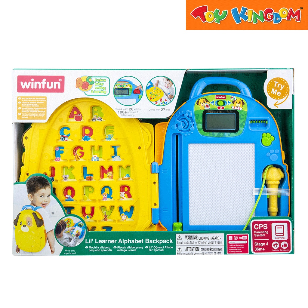 WinFun Lil' Learner Alphabet Backpack | Shopee Philippines