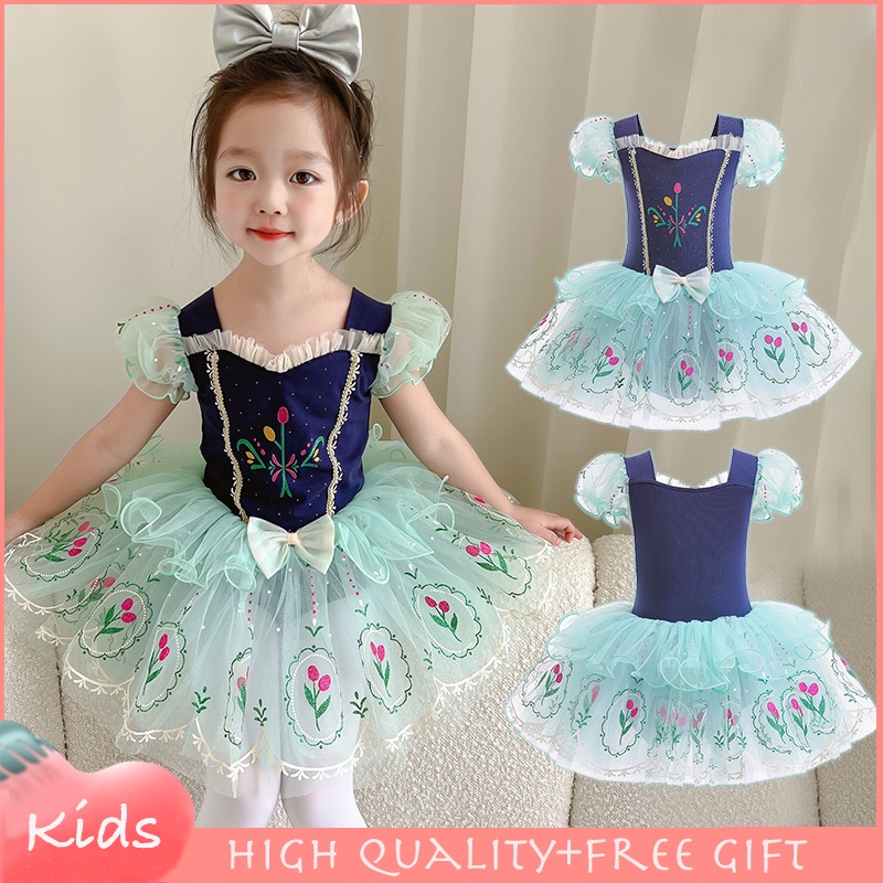 Halloween Romantic Tutu Long Tulle Tutus Frozen Elsa Anna Snow Queen ...
