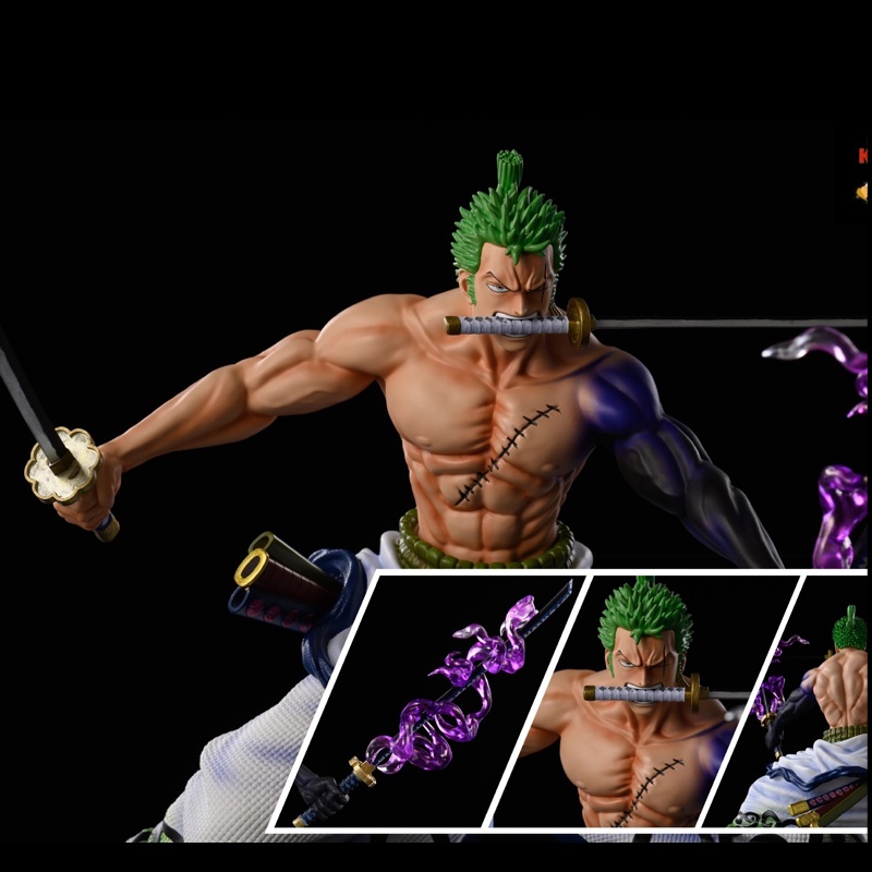 2022 NEW 20cm One Piece Anime GK Roronoa Zoro Action Figure PVC ...