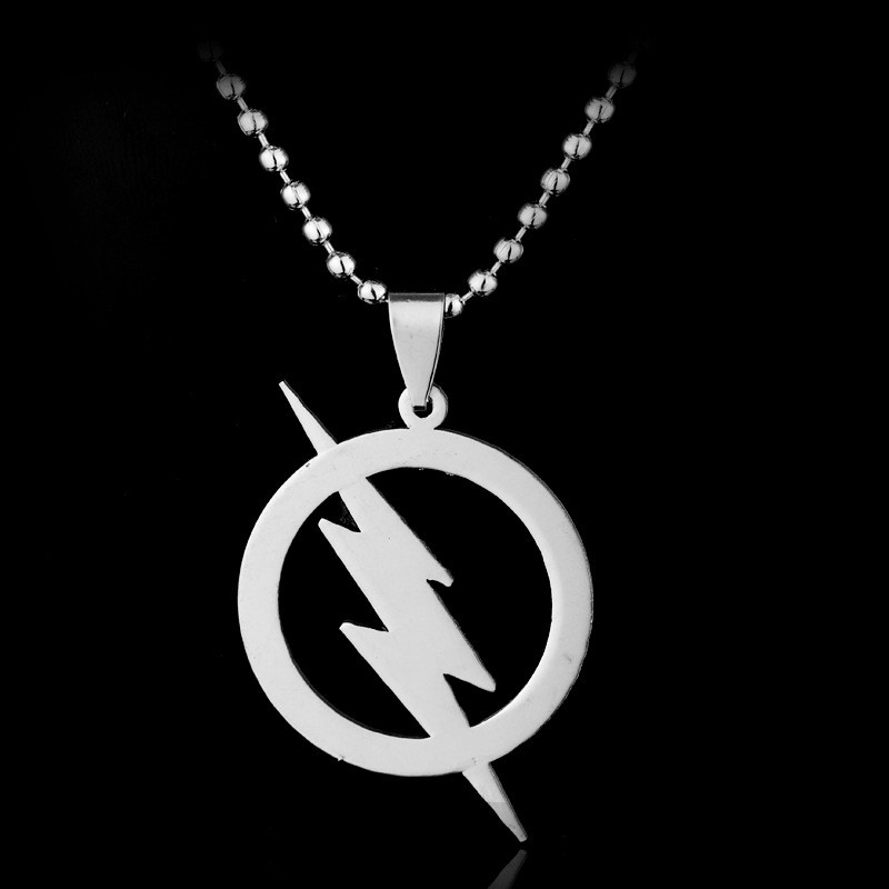 The Flash Flash Logo Necklace Stainless Steel | Shopee Philippines
