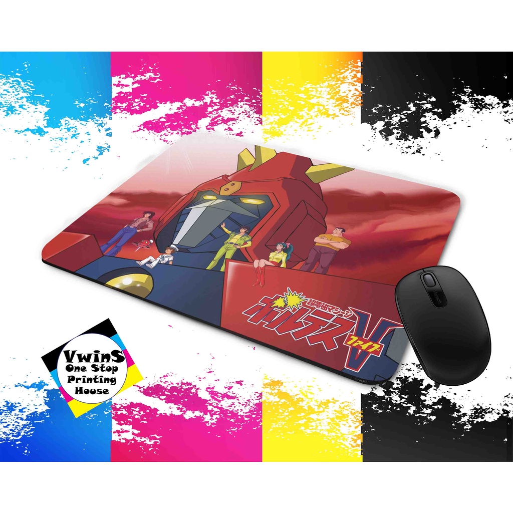 Voltes V Design Mouse Pad! Chōdenji Machine Voltes V mousepad! Voltes ...