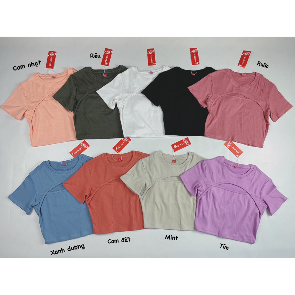 [New Model 2021] Super Cute Open-chest Cut Out Ribbed Crop Top | Shopee ...