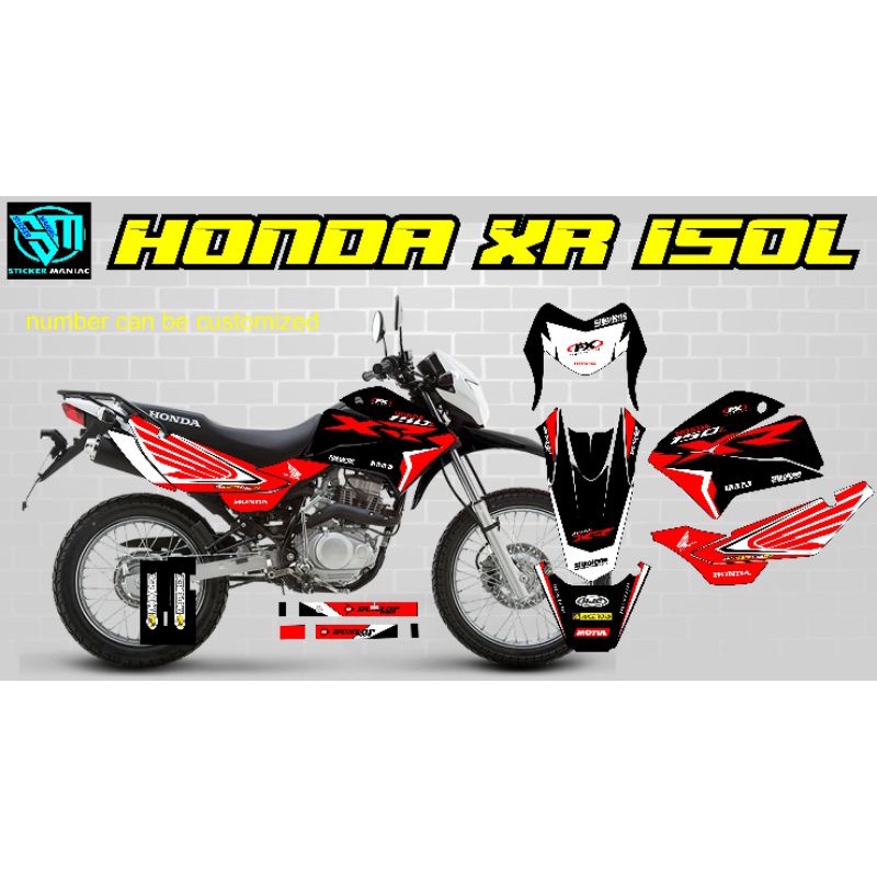 Honda XR 150L full body decals | Shopee Philippines