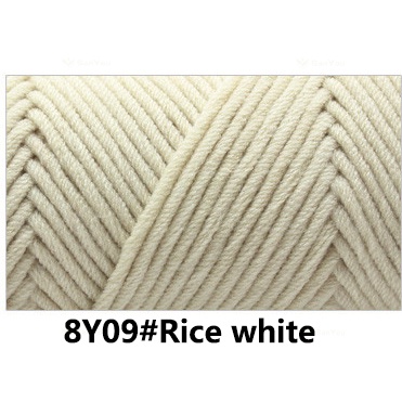 【Real 100g】Yarn 100g Milk Cotton Yarn Wool 8 ply Thread for Knitting ...