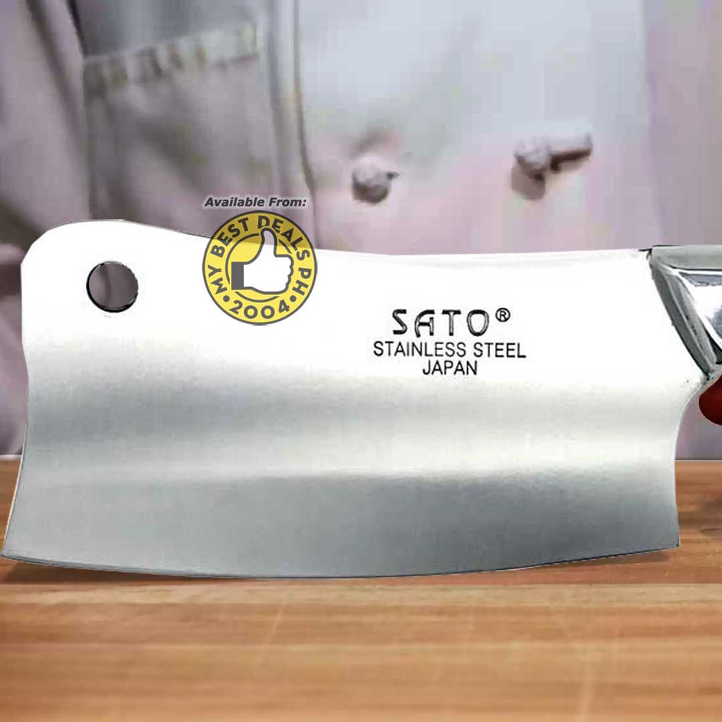 ST STAINLESS O4IENTAL CHOPPING KNIFE BUTCHERS KNIFE BONE KNIFE CHEFS ...