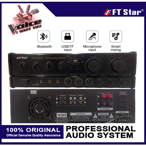 FT Star professionl Karaoke AV-302 Amplifier | Shopee Philippines