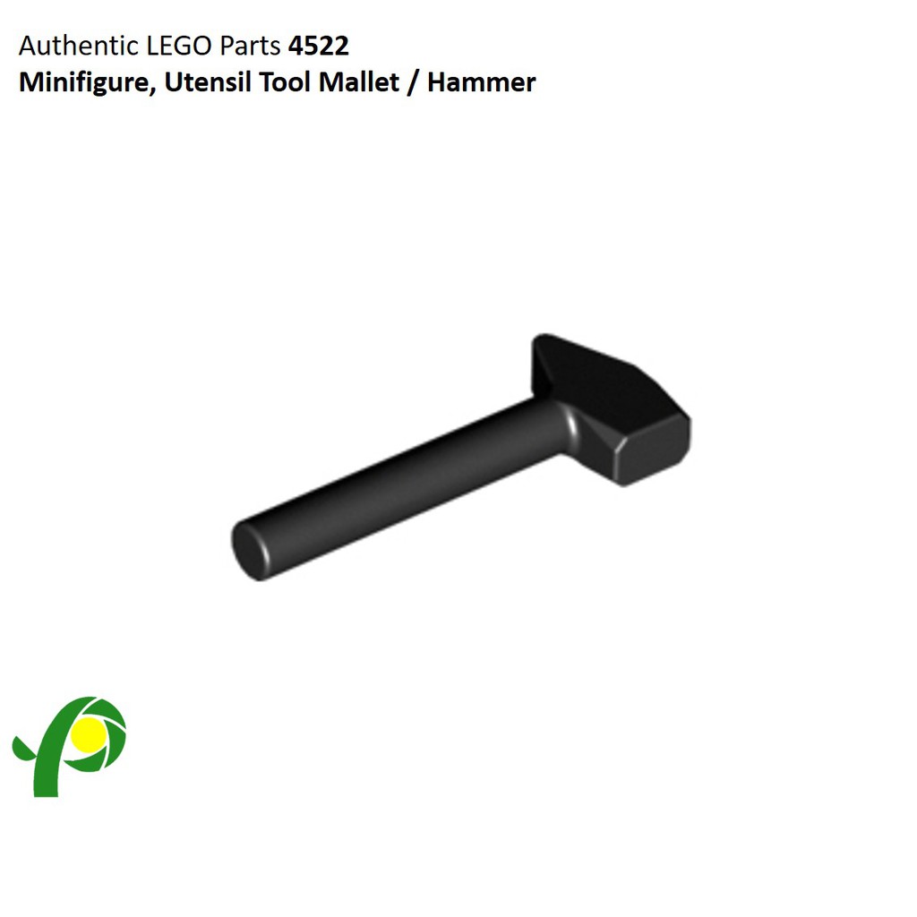 LEGO Parts 4522 Minifigure Utensil Tool Mallet / Hammer | Shopee ...