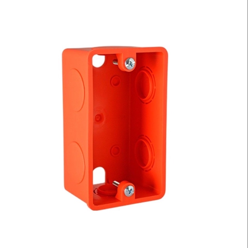 PVC Orange Junction Box / Utility Box/cover / (With Cover) | Shopee ...