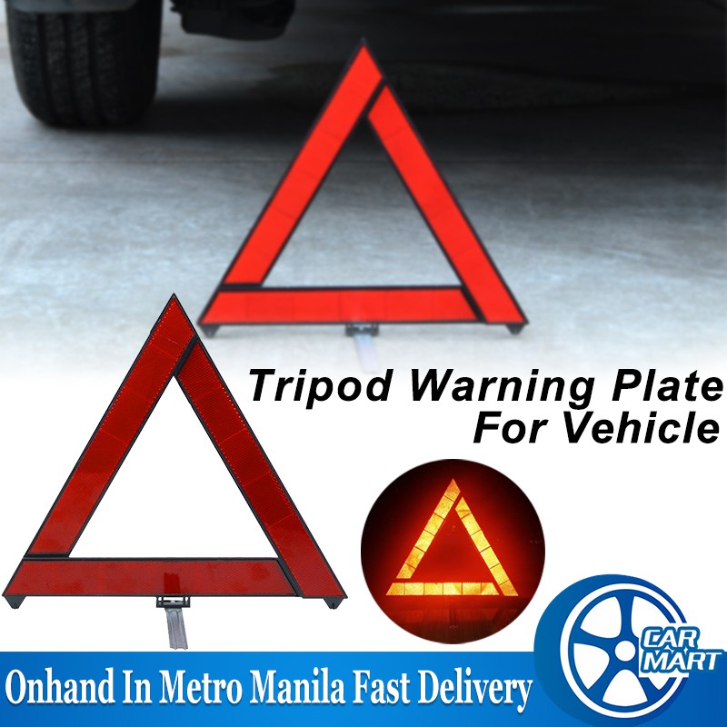 Car Vehicle Emergency Breakdown Warning Sign Triangle Reflective Road ...