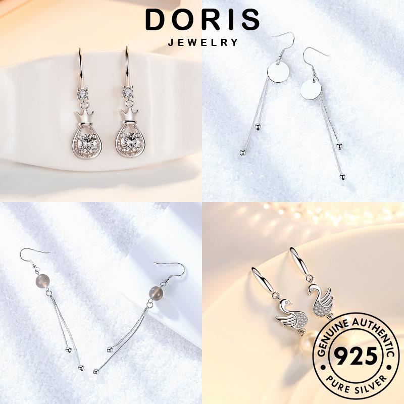 DORIS JEWELRY Piercing Moissanite Hook For Pearl On Hypoallergenic ...