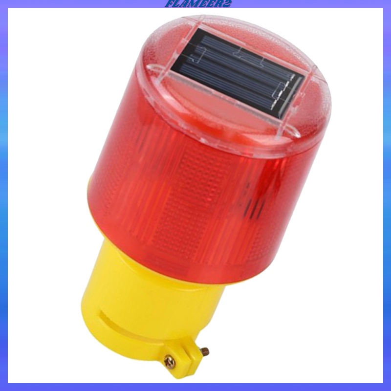[FLAMEER2]Solar LED Strobe Beacon Light Emergency Traffic Warning Lamp ...