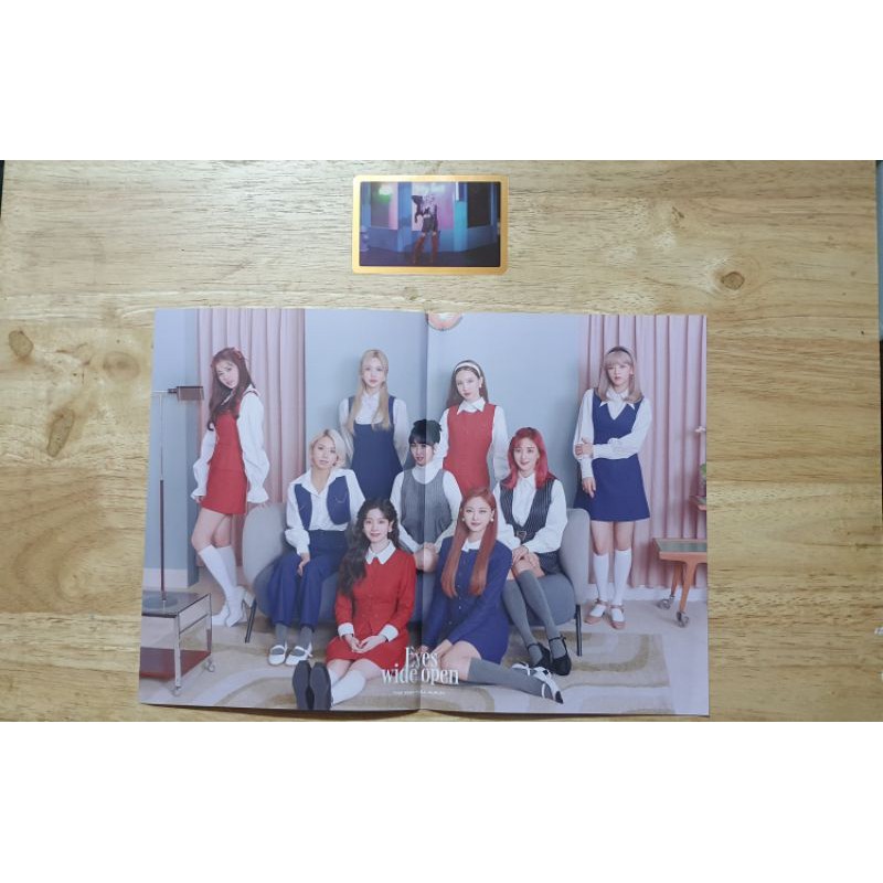 Twice Folded Lyric Poster Original with cute Sana Photo | Shopee ...