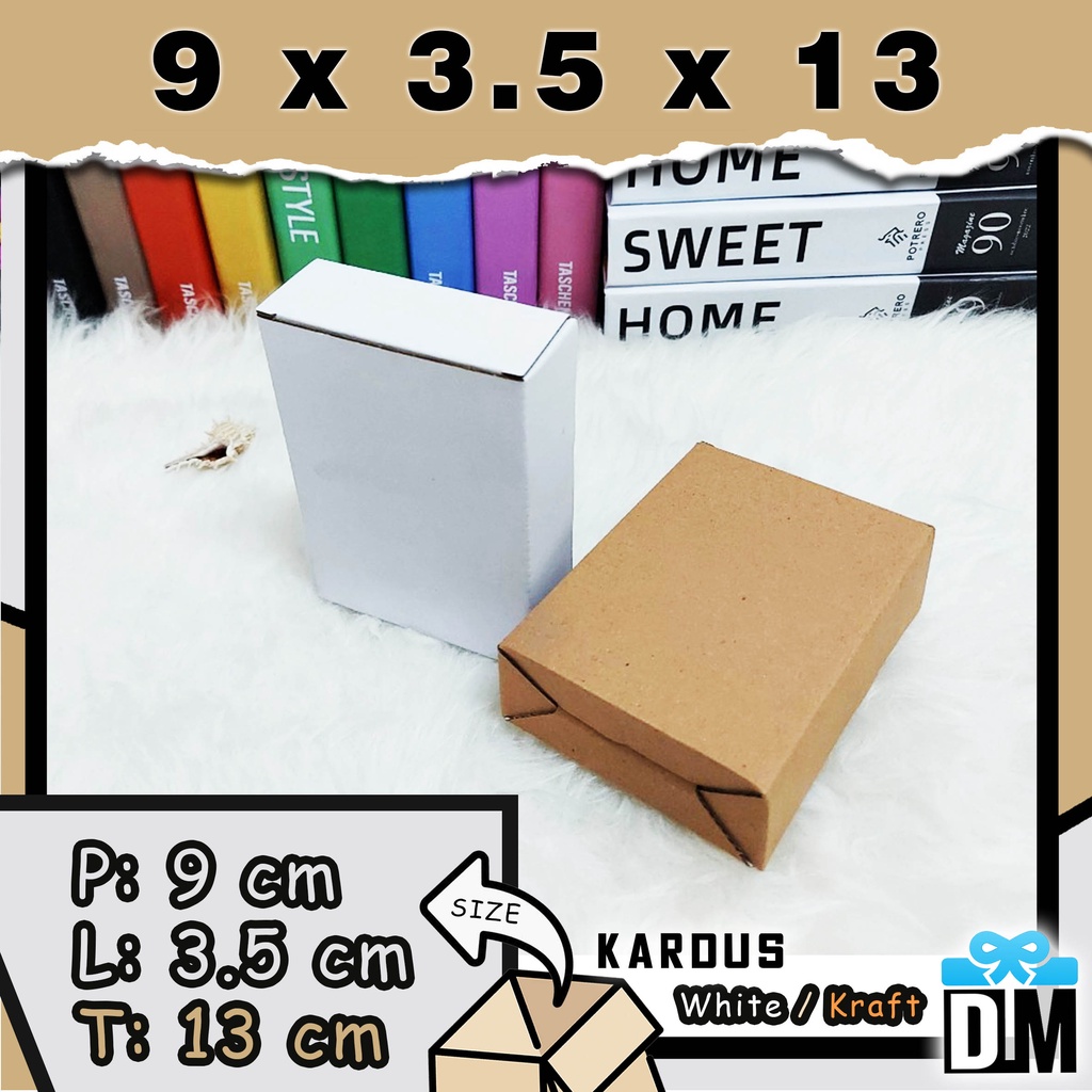 PUTIH Cardboard 9 x 3 x 13 cm Box Box 9x3x13 cm Packing Box 90 x 30 x ...