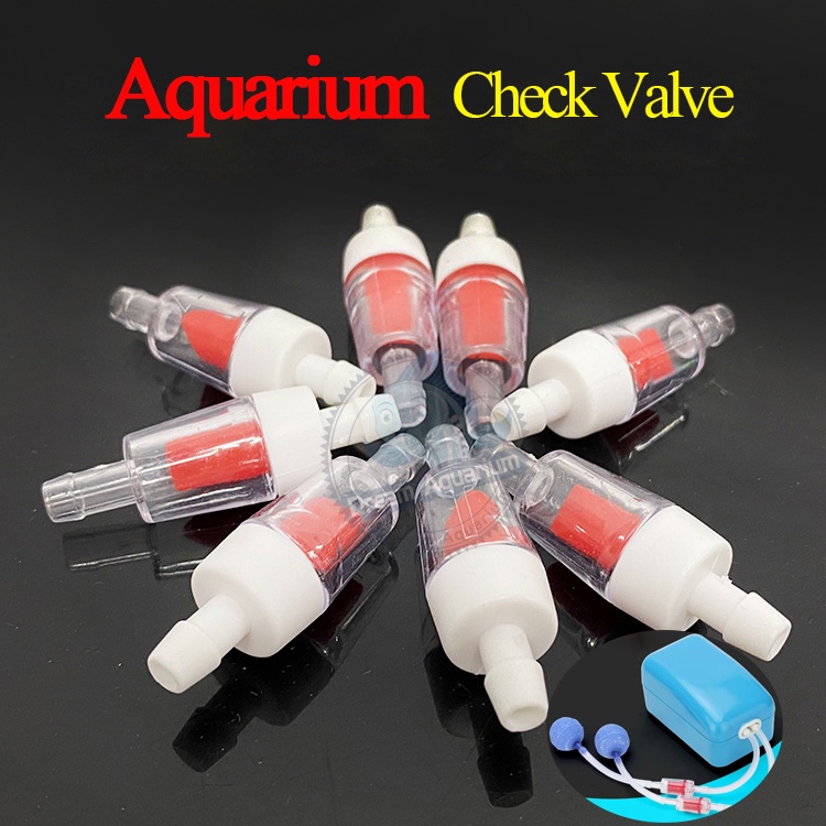 Aquarium Check Valve For Air Pumps Silicone Hose One Way Non-Return ...
