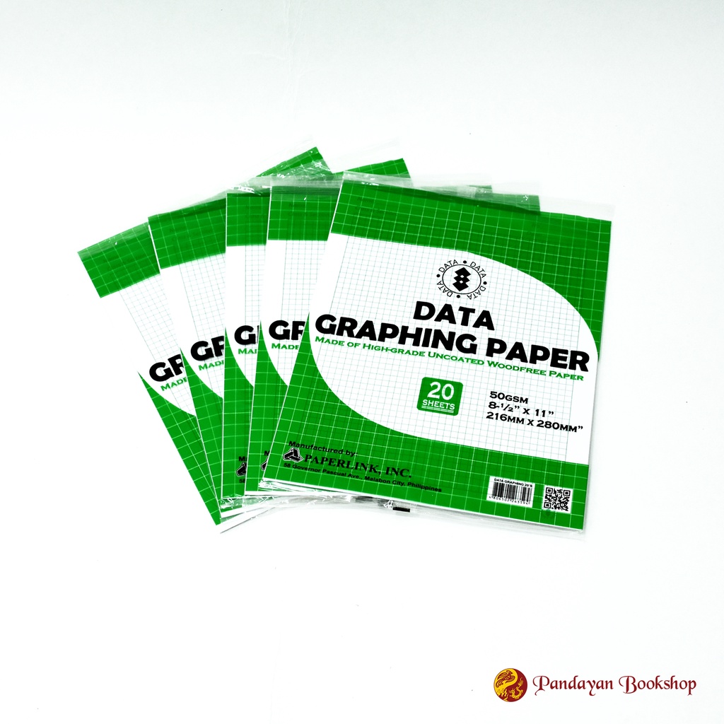Data Graphing Paper (20 Sheets | 50 GSM | 8.5"x11") | Shopee Philippines