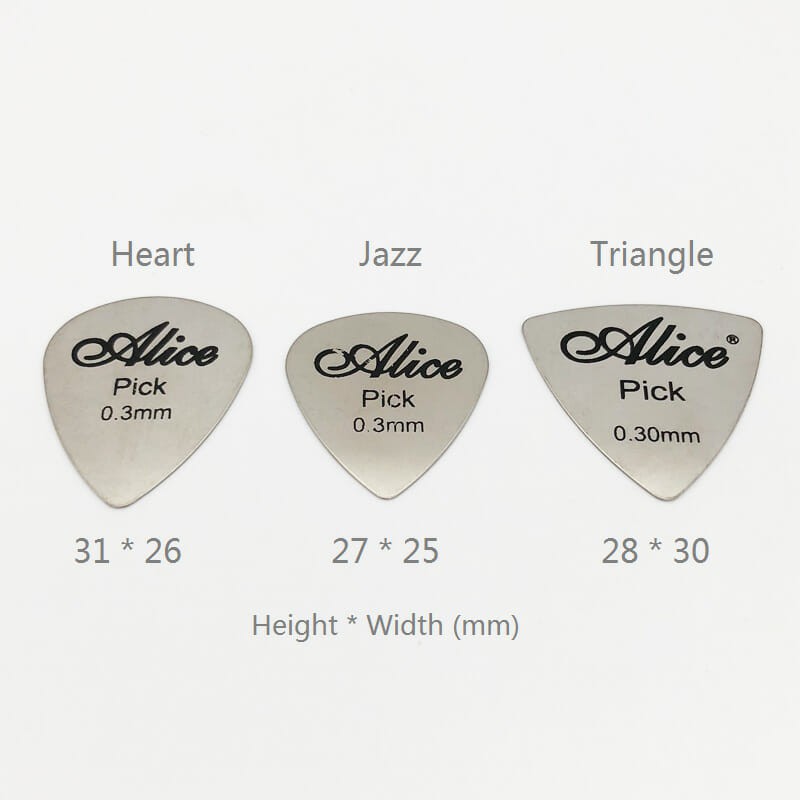 Alice Metal Guitar Picks 0.3mm 1 piece | Shopee Philippines
