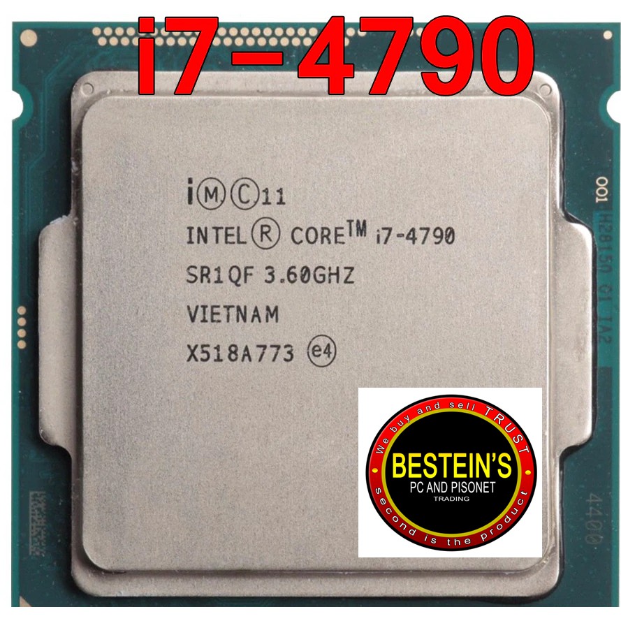 Intel i7-4790 Processor 8M Cache, up to 4.00 GHz | Shopee Philippines