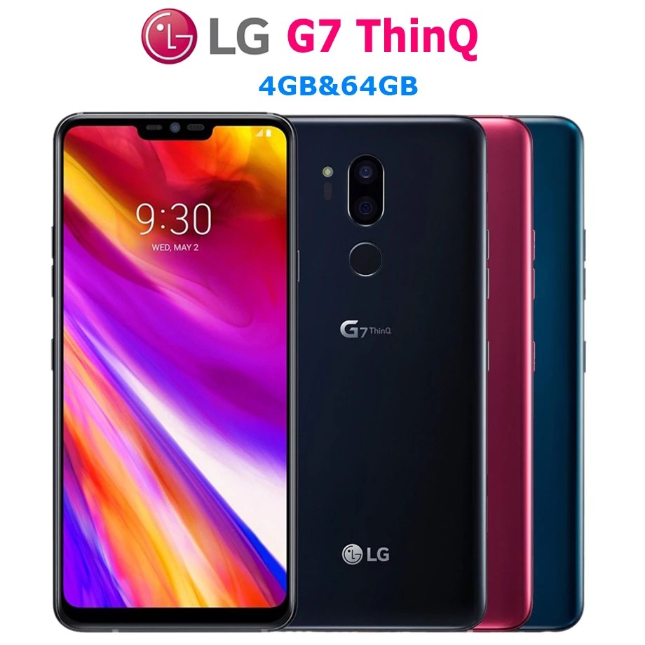 Unlocked LG G7 ThinQ G710ULM 64G Snapdragon 845 LTE Android Octa Core Rear Camera Dual 16MP ...