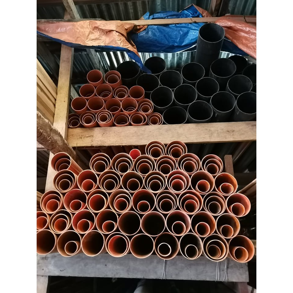PVC Orange Pipe 2” 3" 4" 6" Sold per 50cm & 100cm & 150cm | Shopee ...