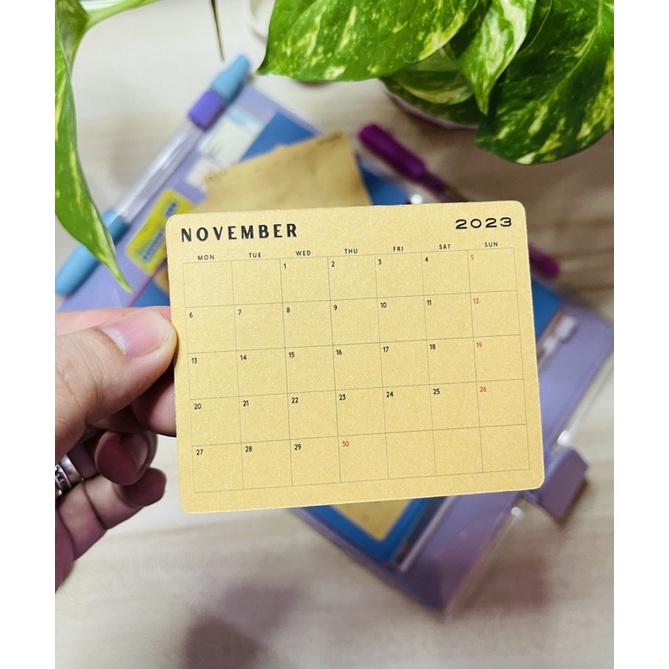 2023 Small Calendar Sticker Set,Minimalist,journal planner Sticker ...