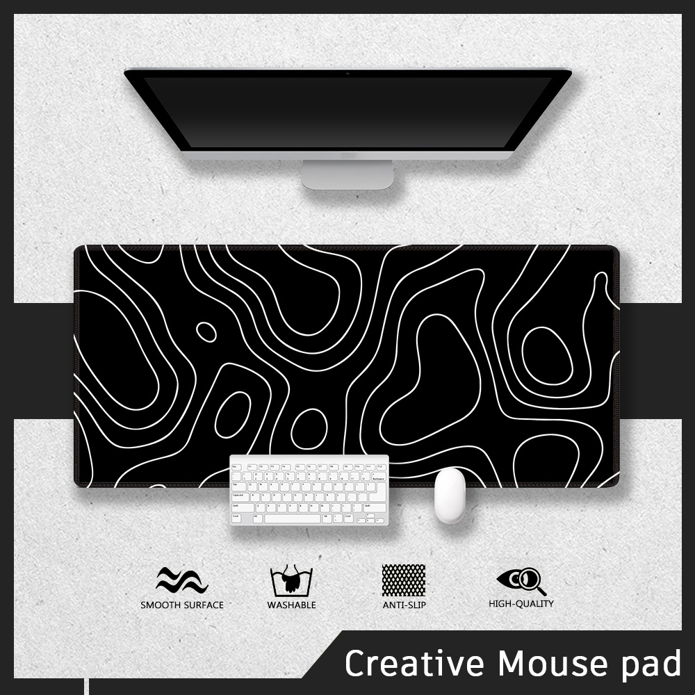 Topographic | Mousepad Extended | Mouse Pad Cute | Mousepad Large ...