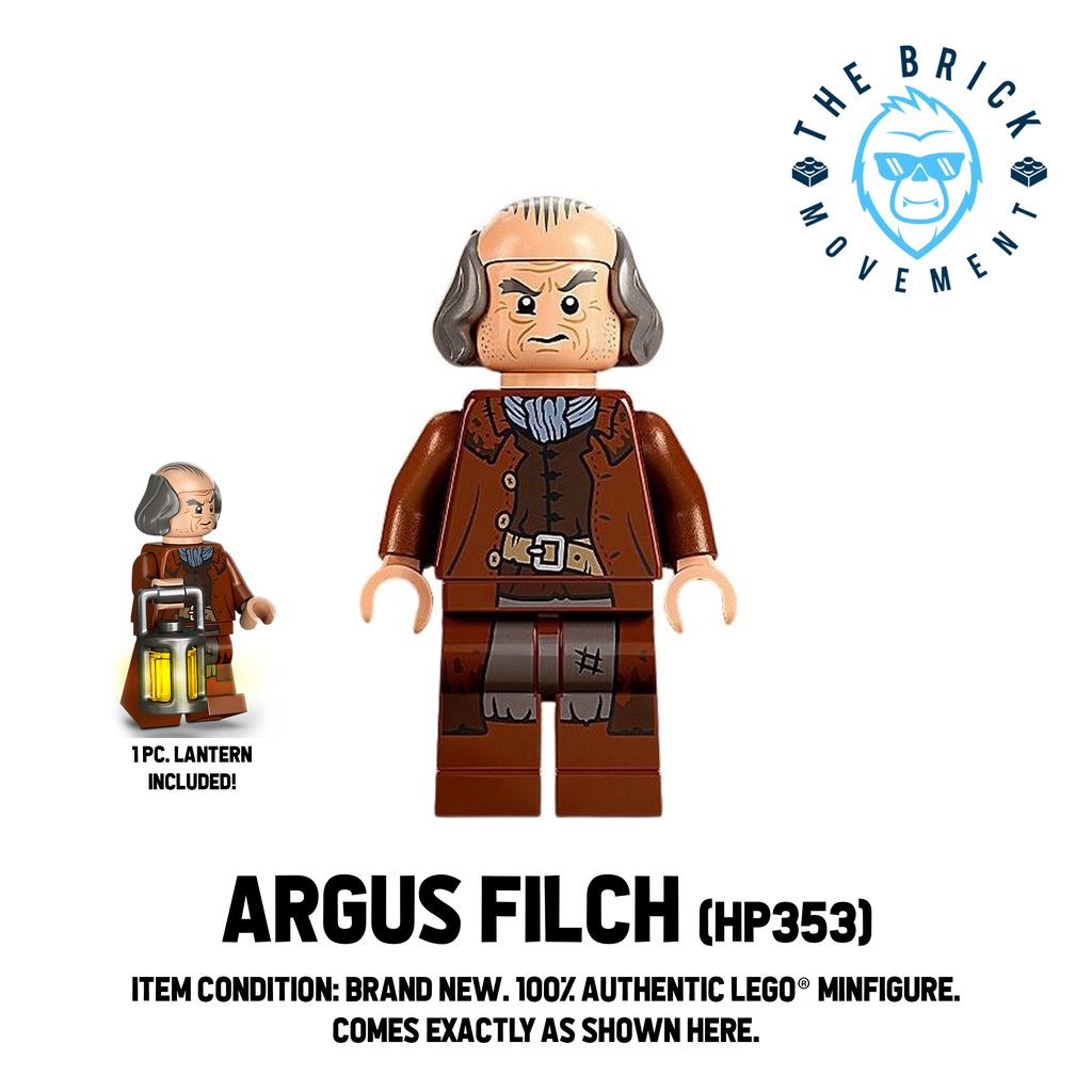 LEGO® HARRY POTTER Argus Filch Minifigure | Shopee Philippines