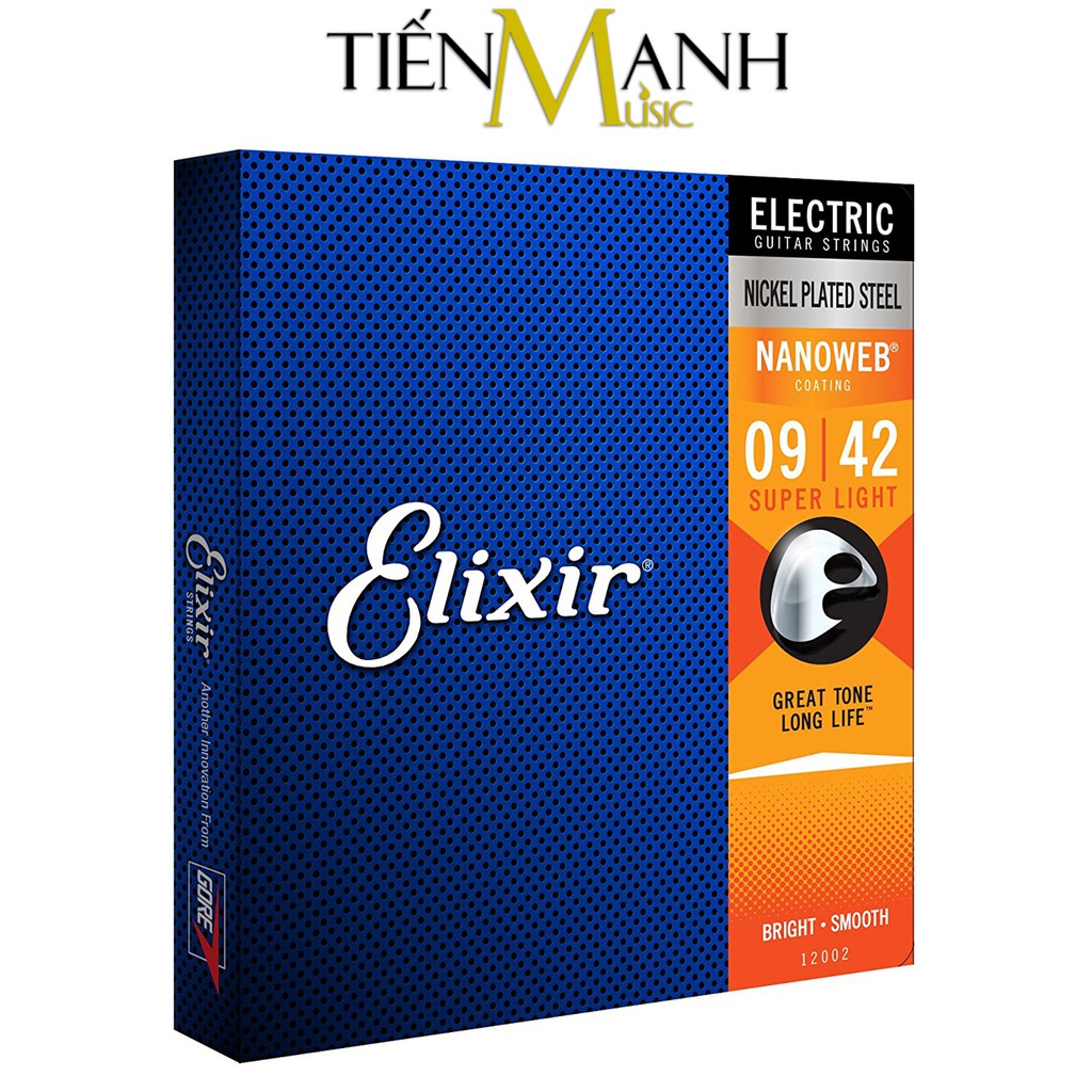[Genuine] Elixir 12002, 12052 Electric Guitar Strings Nanoweb Coating ...