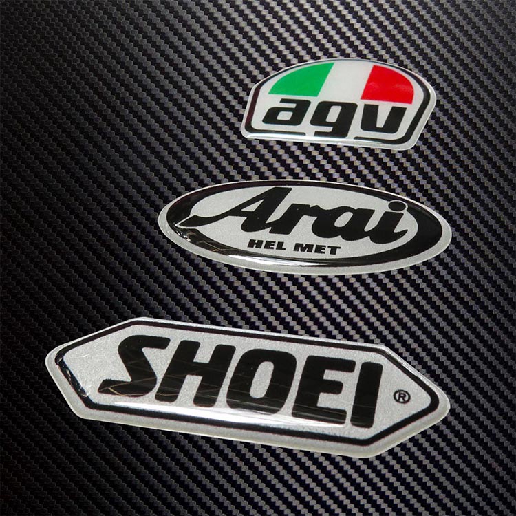 3D Rubber Waterproof Motorcycle Helmet Stickers Decals a-g-v-1 Helmet ...