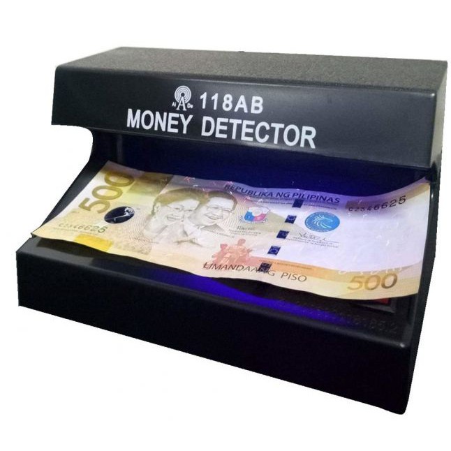 Electronic UV Light Money Detector Bill Currency Checker | Shopee ...