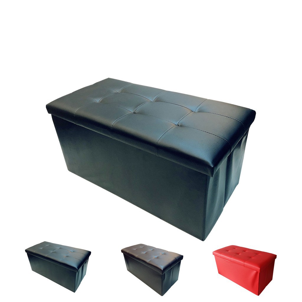 Rectangular Storage Stool Sit Adult Sofa Folding Storage Box 76x38x38 ...