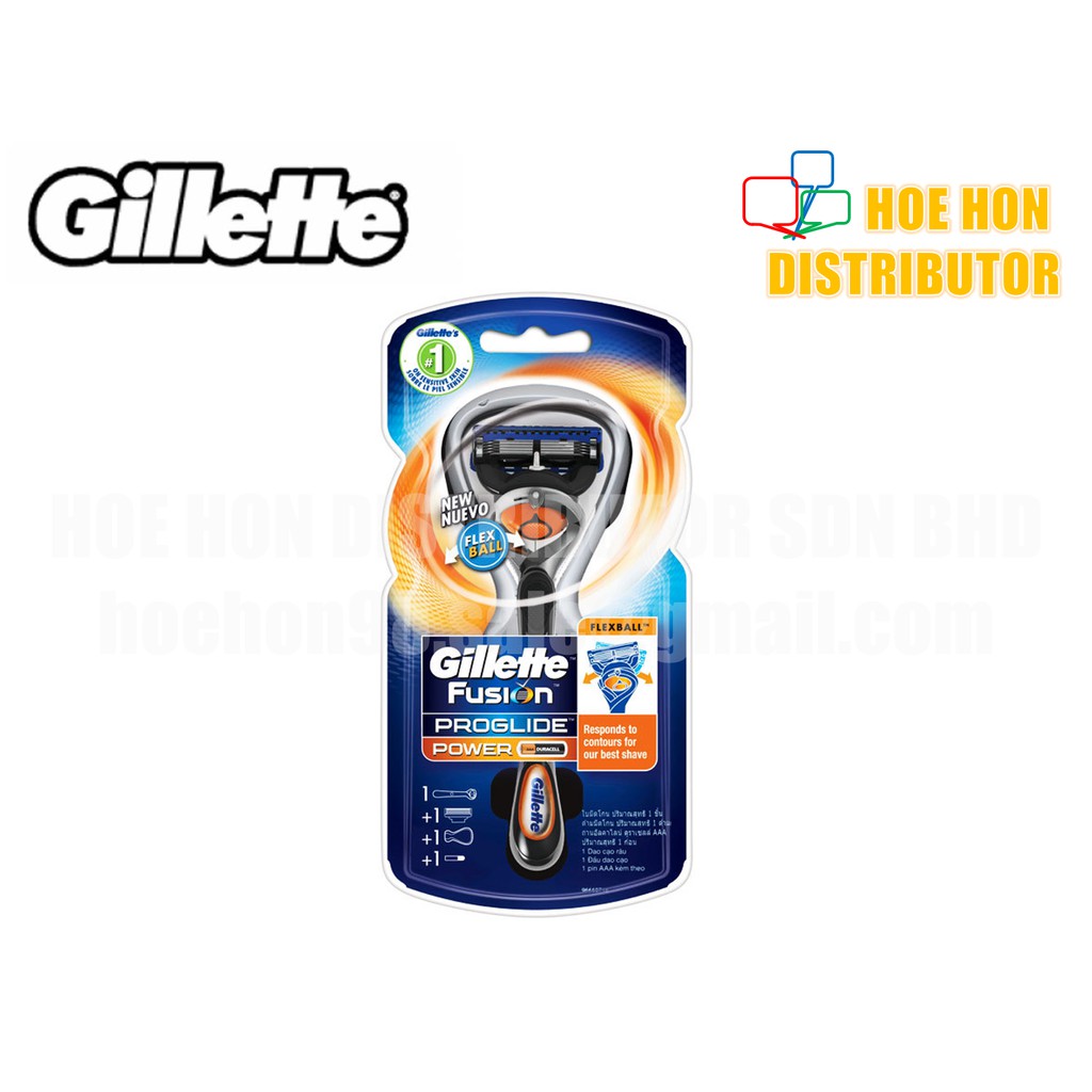 Gillette Fusion Proglide Flexball Power Electric Razor/Shaver | Shopee ...