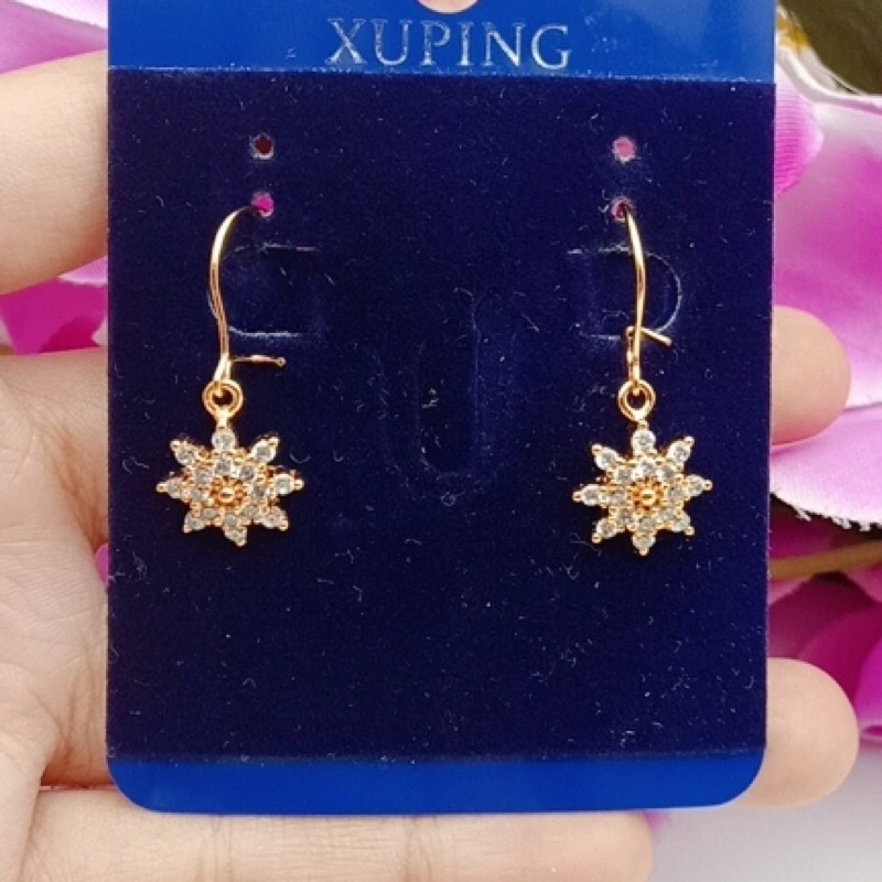 Star+'s newest gold plated xuping earrings for women | Shopee Philippines